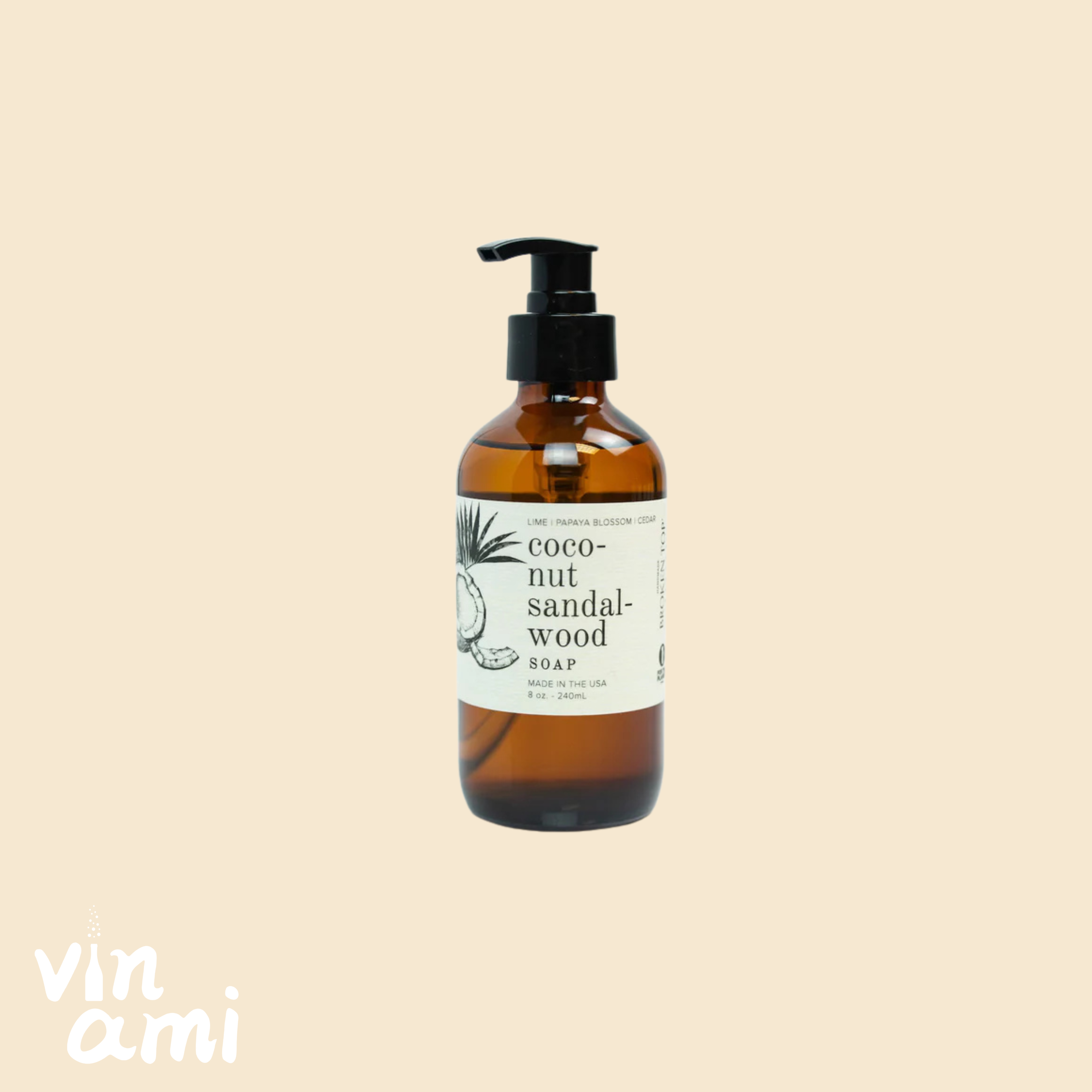Broken Top Brands - Coconut Sandalwood Liquid Soap – Vin Ami